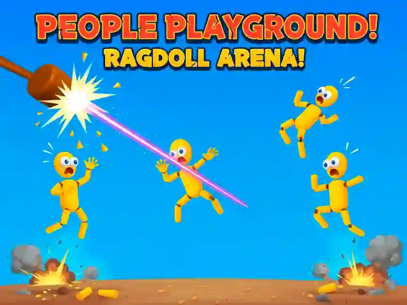 Hřiště pro lidi! Aréna hadrových panenek! 🕹️ Hraj online na SGameS